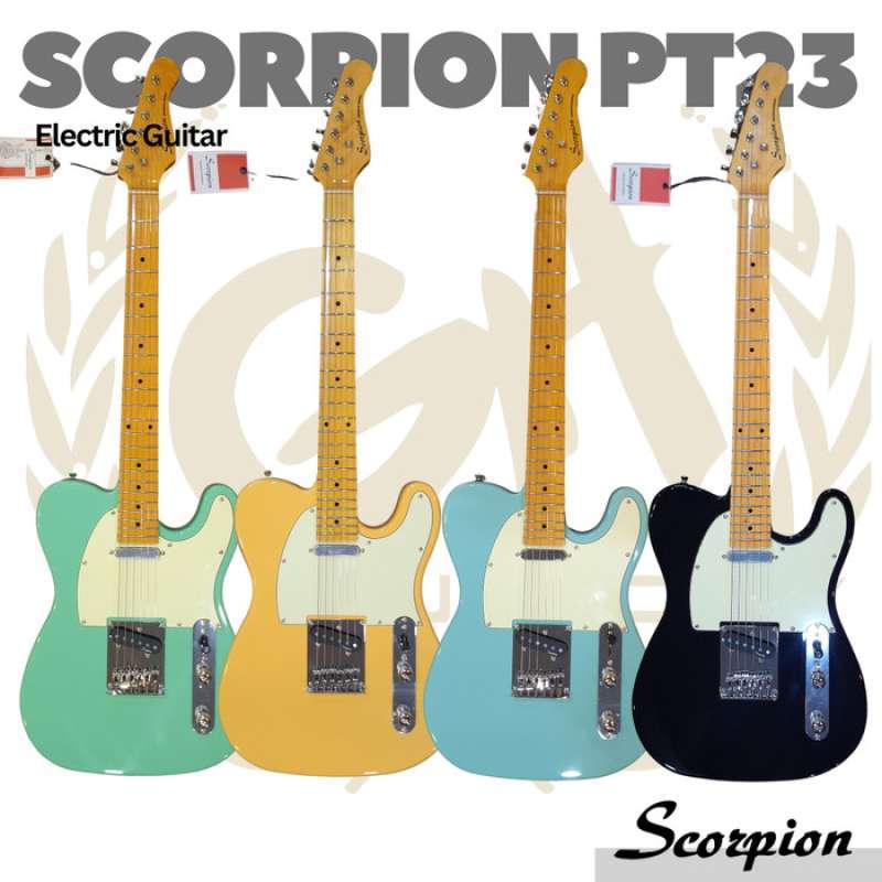 Jual Scorpion Pt23 Premium Series Electric Guitar Gitar Telecaster Tele - Sg Di Seller Gh Music ...
