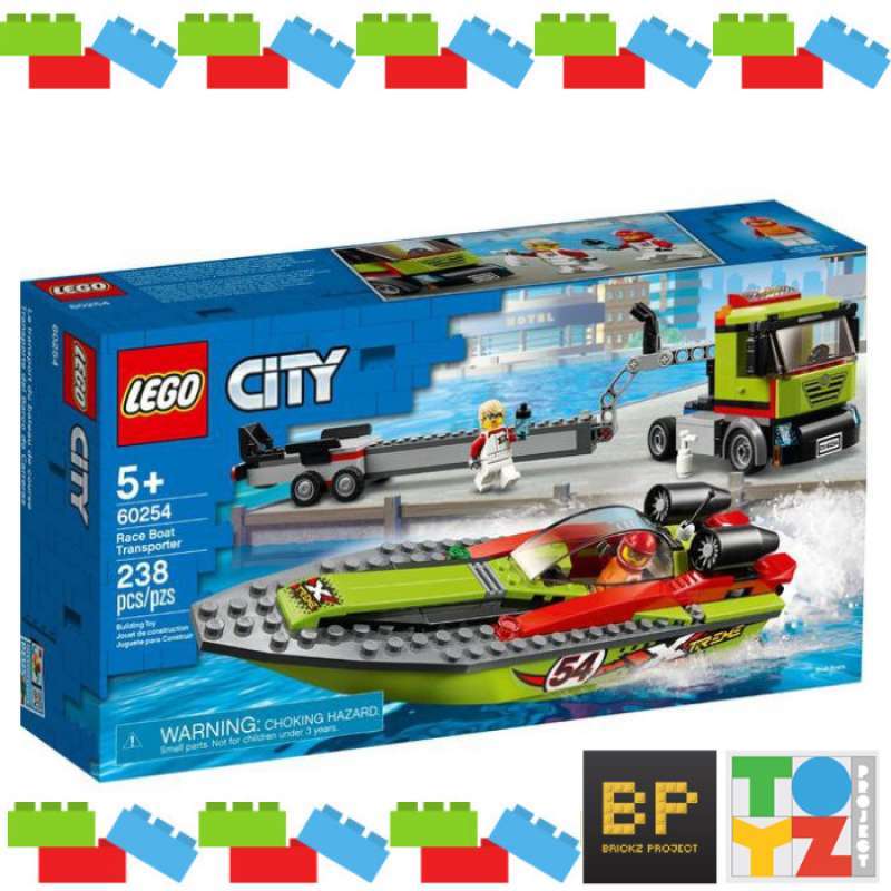Promo Lego 60254 City Race Boat Transporter Diskon 50% Di Seller ...