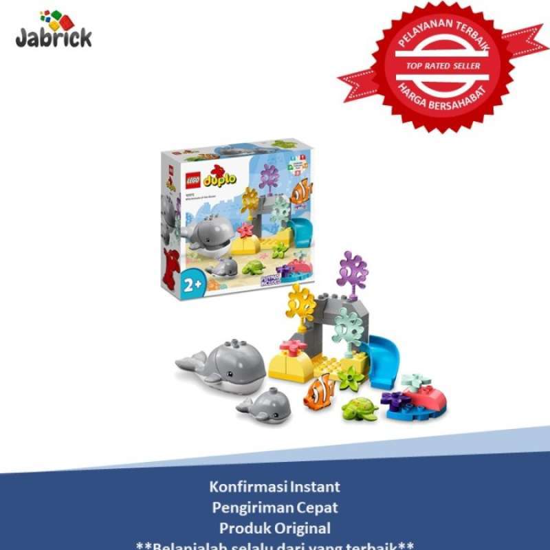 Promo Lego 10972 Duplo Wild Animals Of The Ocean Set, With Whale And ...