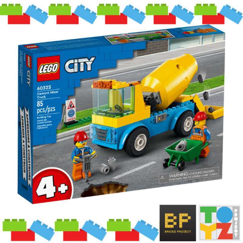 Promo Lego 60325 City Cement Mixer Truck Diskon 50% Di Seller Tocko99 ...