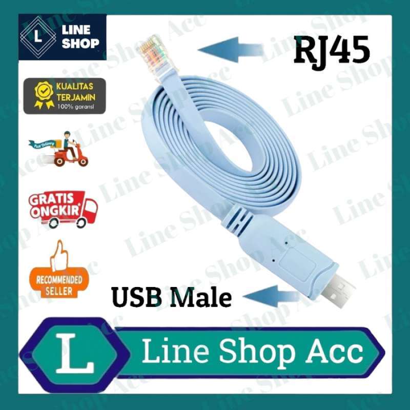Promo Kabel Console Usb To Rj45 Cable Cisco Diskon 23% Di Seller ...