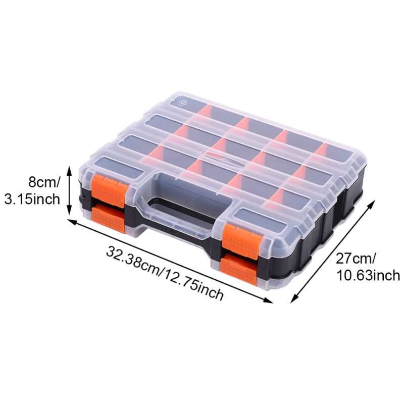 Jual Toolbox Baut Mur Paku Double Side Kotak Perkakas Penyimpanan Tool ...