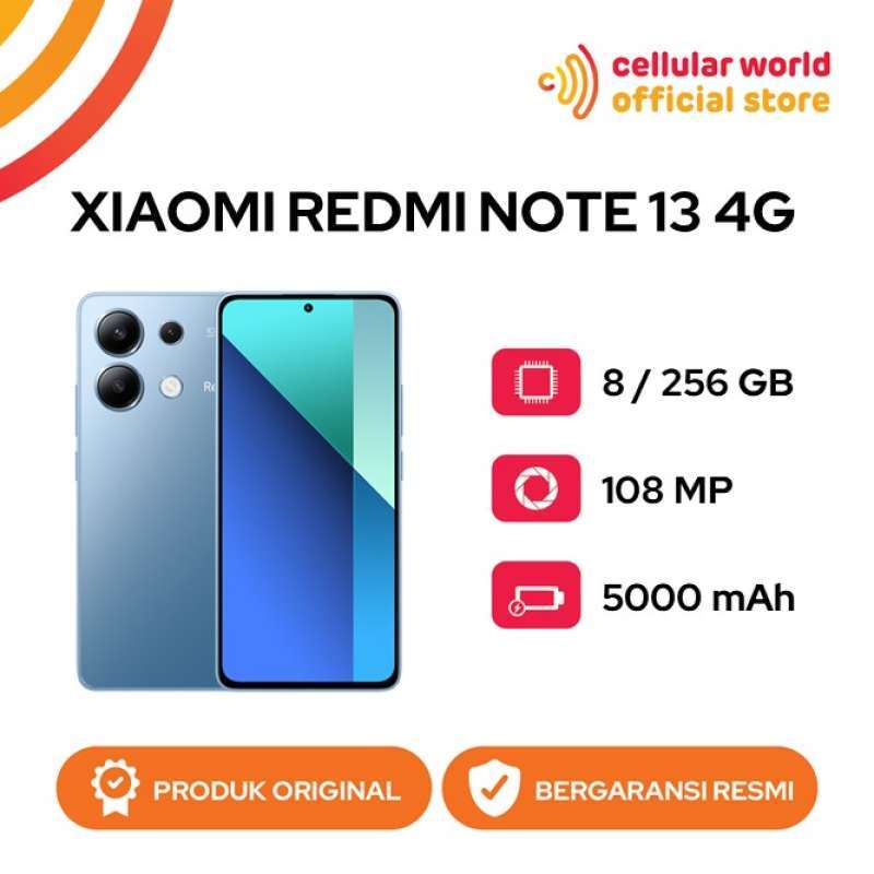 Jual Xiaomi Redmi Note 13 4g 8/256gb Garansi Resmi Di Seller Cellular ...