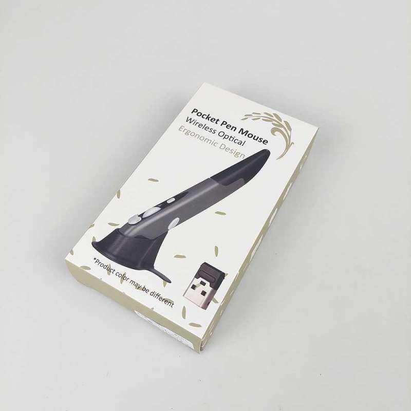 Jual Vertical Pen Mouse Wireless Ergonomic Grip 800-1600 Dpi Pr-03 ...