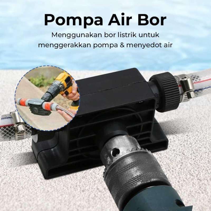 Jual Usbo Pompa Air Bor Electric Drill Powered Water Pump M8ak Alat Bor ...