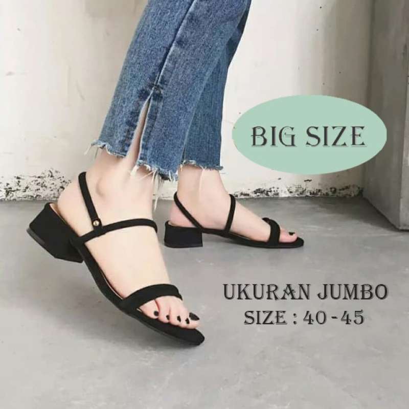Promo Wolfs - Sandal Heels 3 Cm Ukuran Jumbo Besar | Big Size | Sendal ...