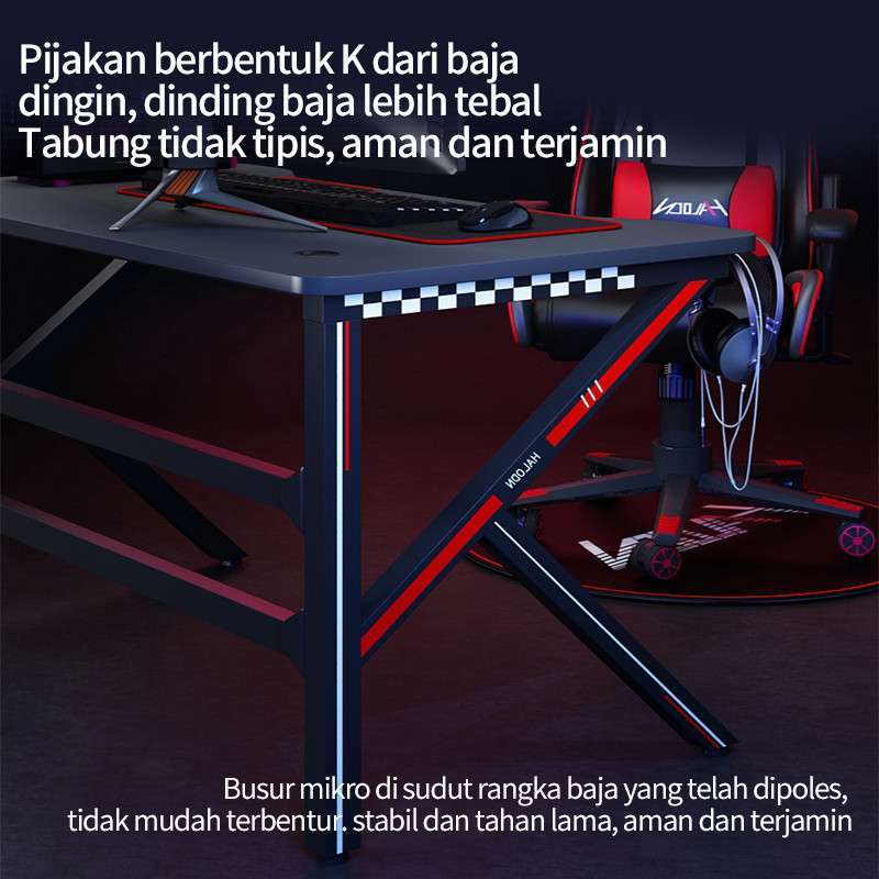 Promo Meja Komputer 140cm Meja Gaming Meja Ker Um Diskon 50% Di Seller Uwais Store - Cipete ...