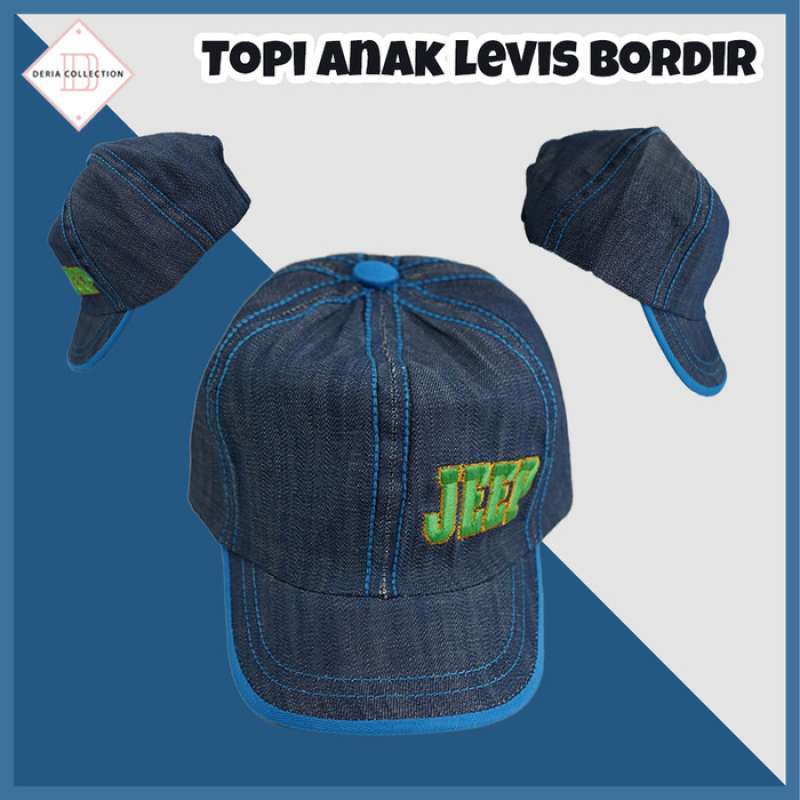 Jual Topi Anak Laki Laki, Topi Levis Anak Usia 3-10 Tahun, Topi Anak Di ...