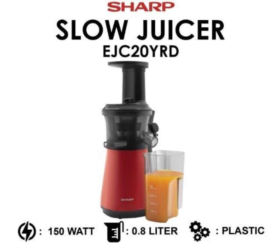 Promo Sharp Ejc20yrd Ejc-20 Y Rd Slow Juicer Ejc20yrd Diskon 23% Di ...