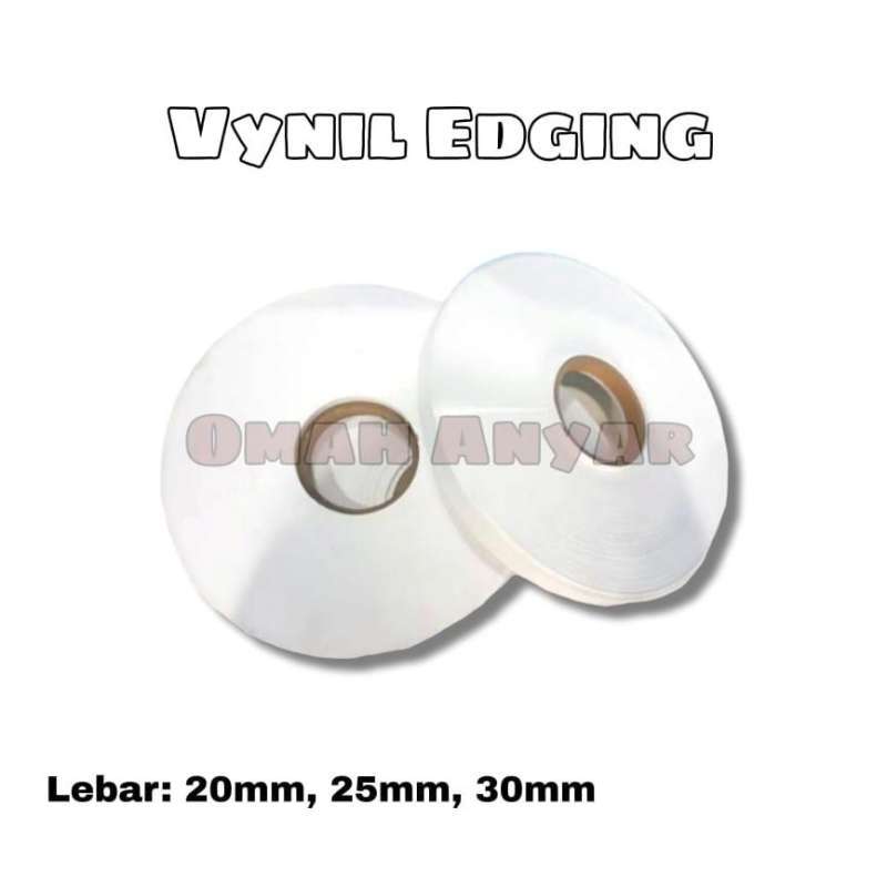 Jual Vynil Vinil Edging Pvc Sheet Triplek Putih 2cm 20mm 1 Roll 200m Di ...