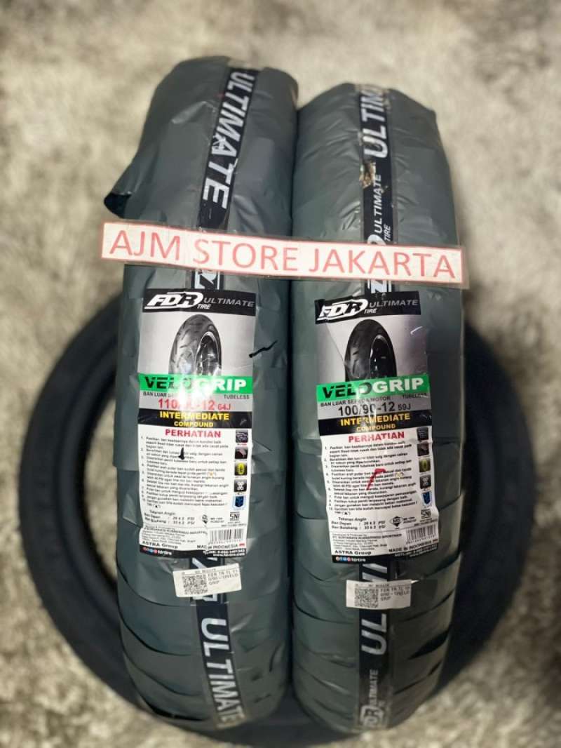 Promo Fdr Velogrip 100/90-12 & 110/90-12 Tubeless... Intermediate ...