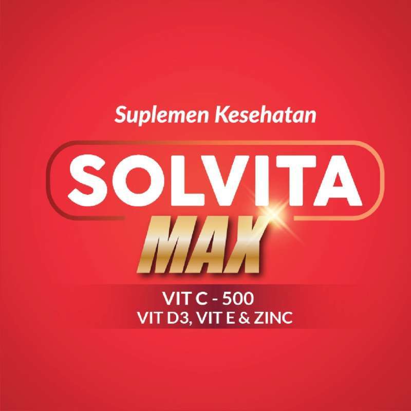 Jual Solvita Max Strip Isi 10 Kapsul Suplemen Kesehatan Vitamin C 500 ...