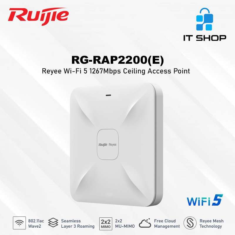 Jual Ruijie Rg-rap2200(e) Reyee Wi-fi 5 Poe Ceiling Access Point Di ...