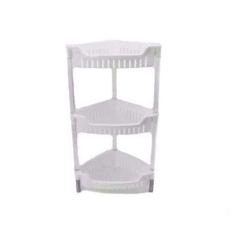 Promo Rak Plastik Sudut 3 Susun Three Tier Corner Rack Terbaik Diskon ...