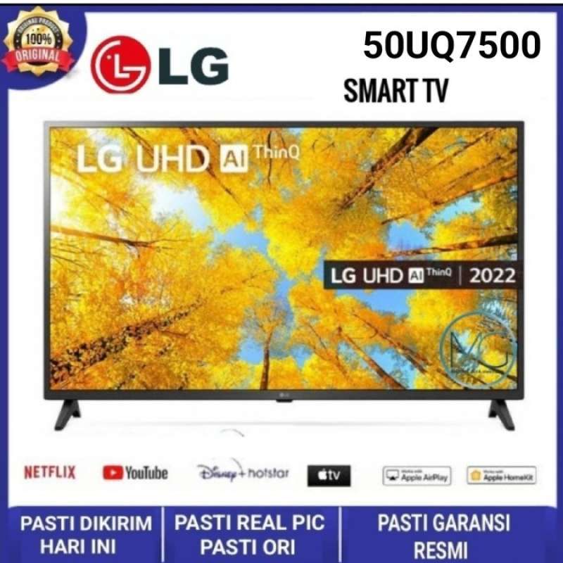 Promo Lg Tv 50uq7500 Smart Tv 4k Led 50inch Uhd 4k Thinq Ai Hdr ...