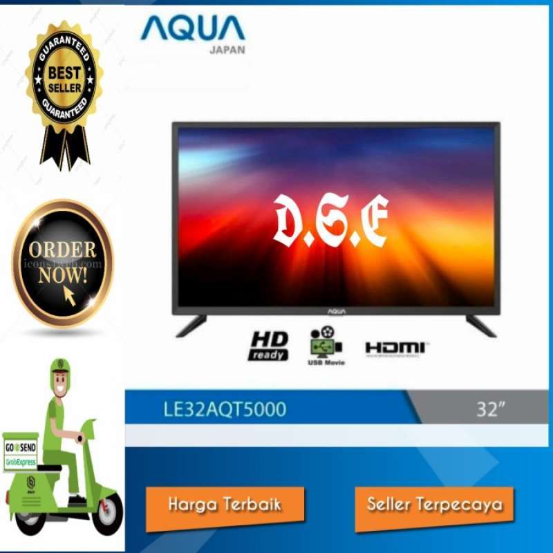 Promo Led Tv Aqua 32 Inch Le-32aqt5000 Hdmi Usb Movie Resmi - Tanpa ...