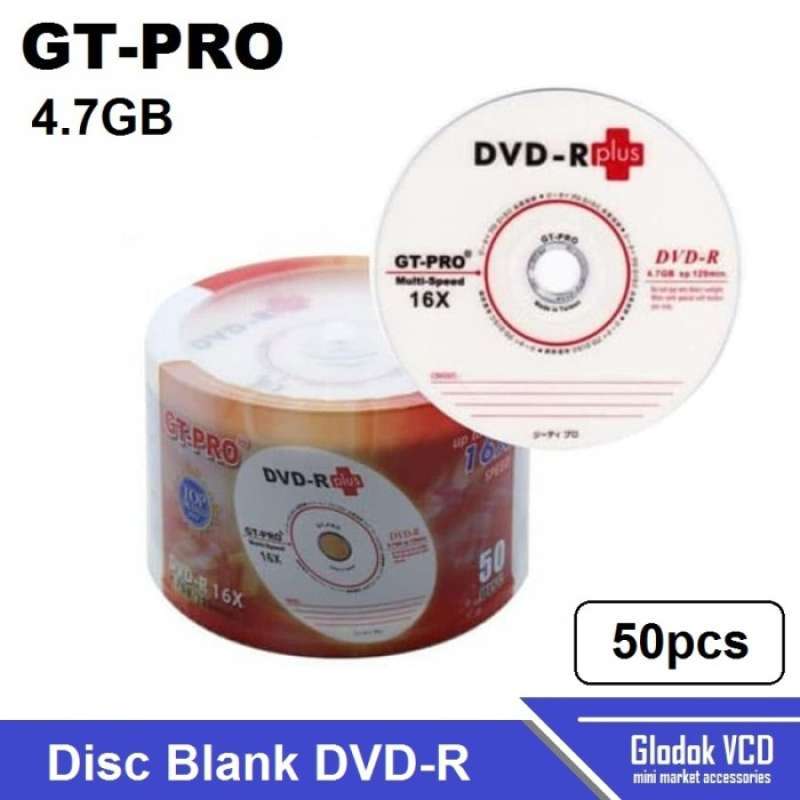 Promo Dvd Kosong / Disc Blank Gt- Dvd-r Plus 16x Tube 50ps Diskon 23% ...
