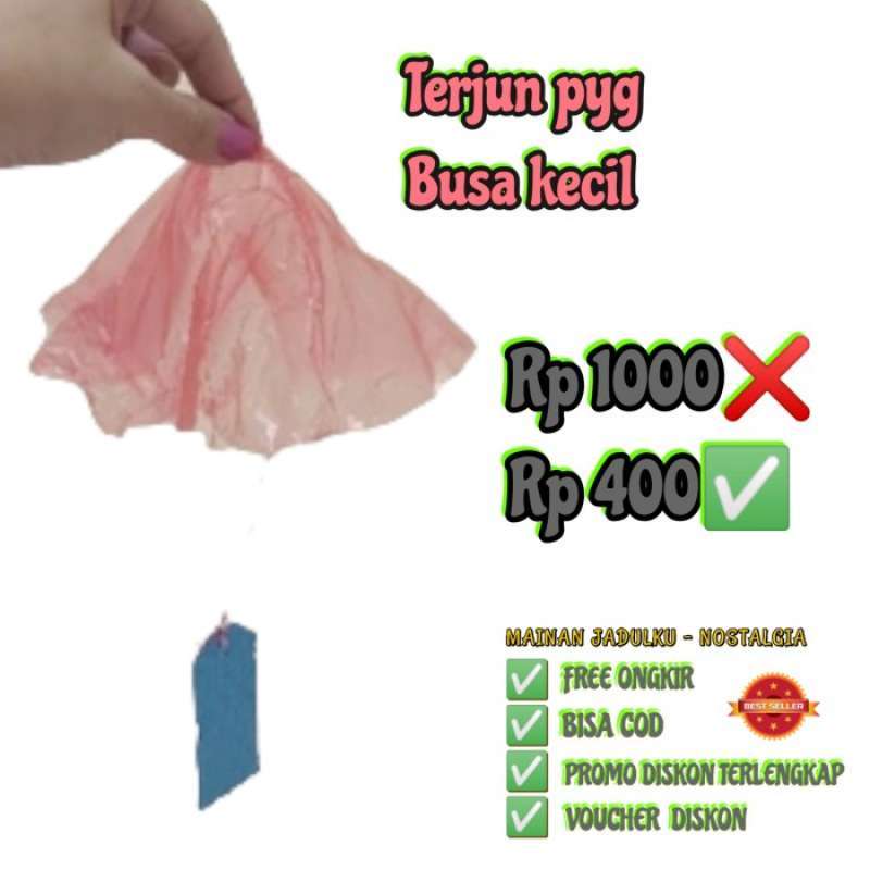 Jual Mainan Jadul Terjun Payung Busa Kecil Di Seller Makluma Store ...