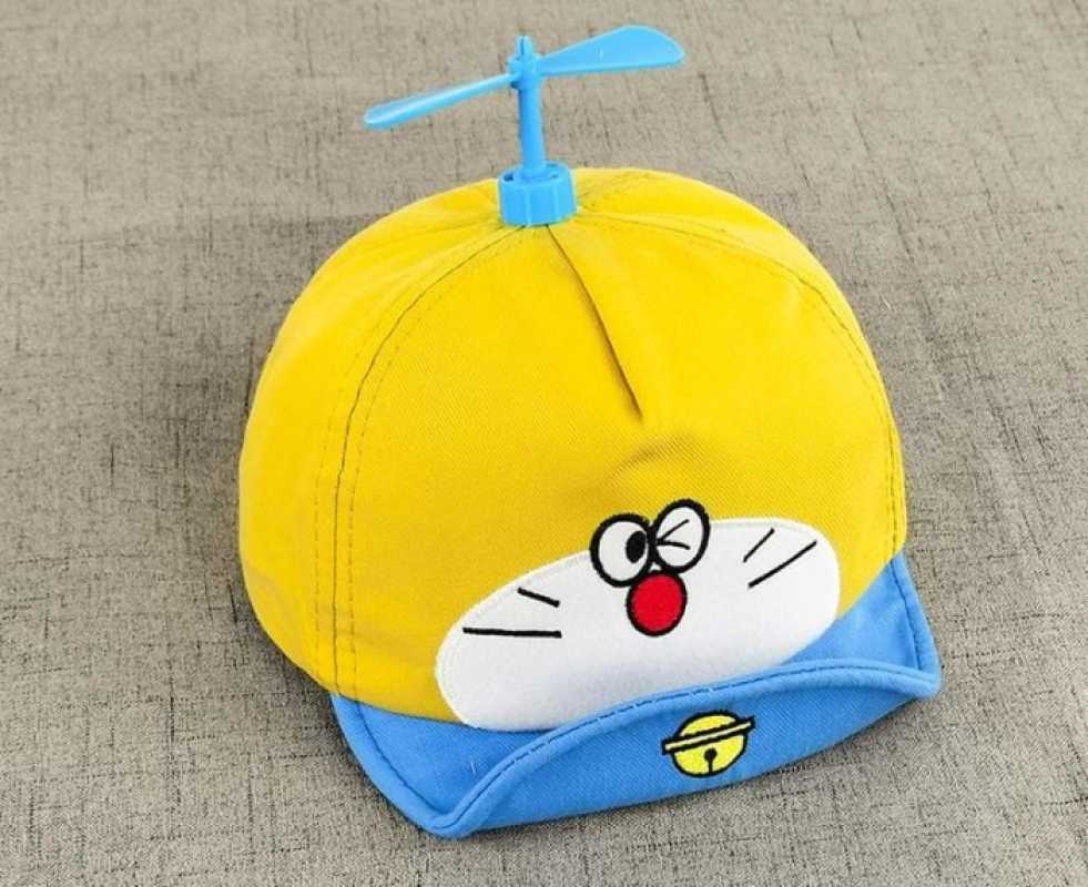 Jual Topi Anak Bayi Doraemon Topi Doraemon Baling - Baling Bambu Lucu ...