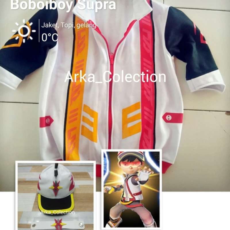 Promo Paket Kostum Boboiboy Supra Boboi Boy Supra Diskon 23% Di Seller ...