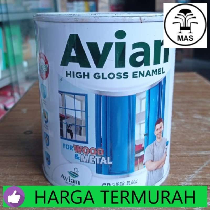 Promo Cat Avian High Gloss Enamel (untuk Kayu Dan Besi) 1kg (0,9liter ...