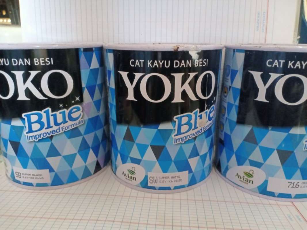 Promo Cat Besi Dan Kayu Yoko Avian 1kg Diskon 50% Di Seller Han4 ...