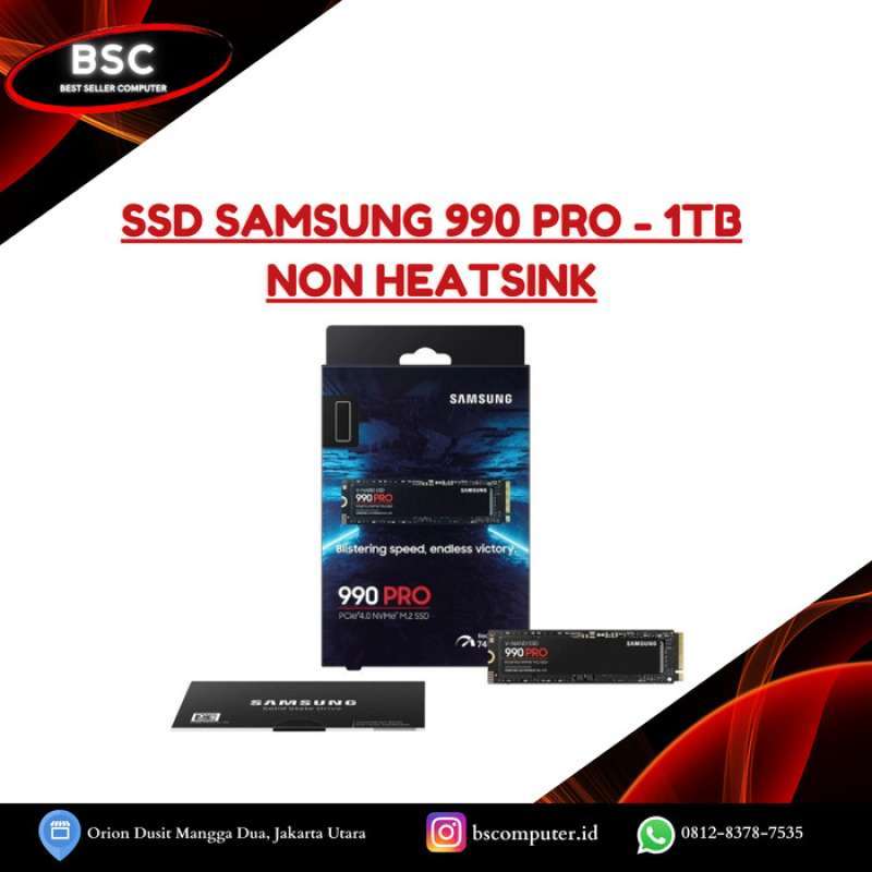 Promo Samsung 990 Pcie 4.0 Nvme Ssd - 1tb (without Heatsink) Diskon 23% ...