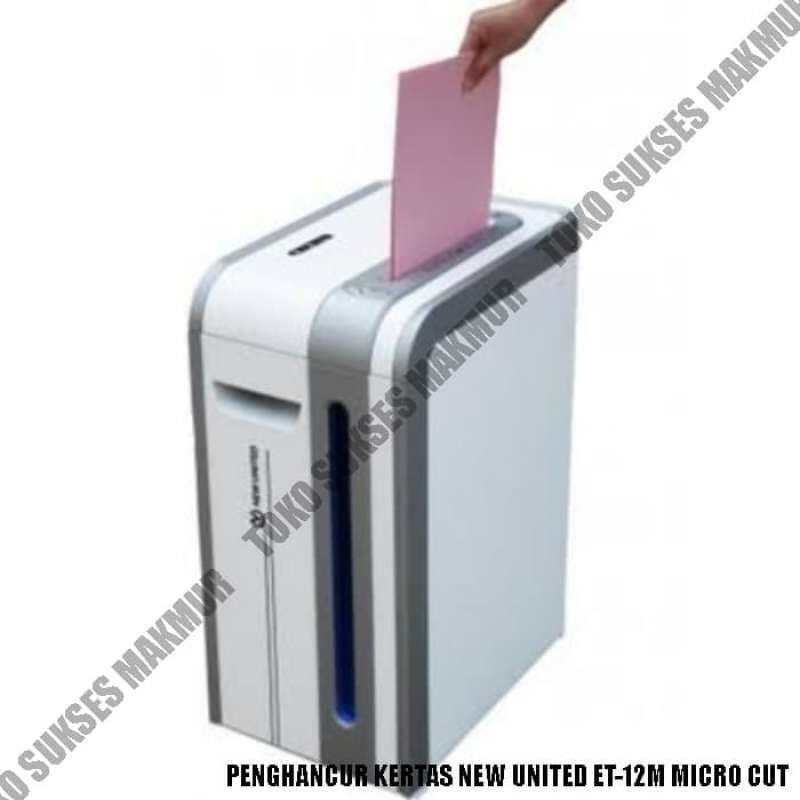 Promo New United Et-12m Mesin Penghancur Kertas - Paper Shredder Micro ...