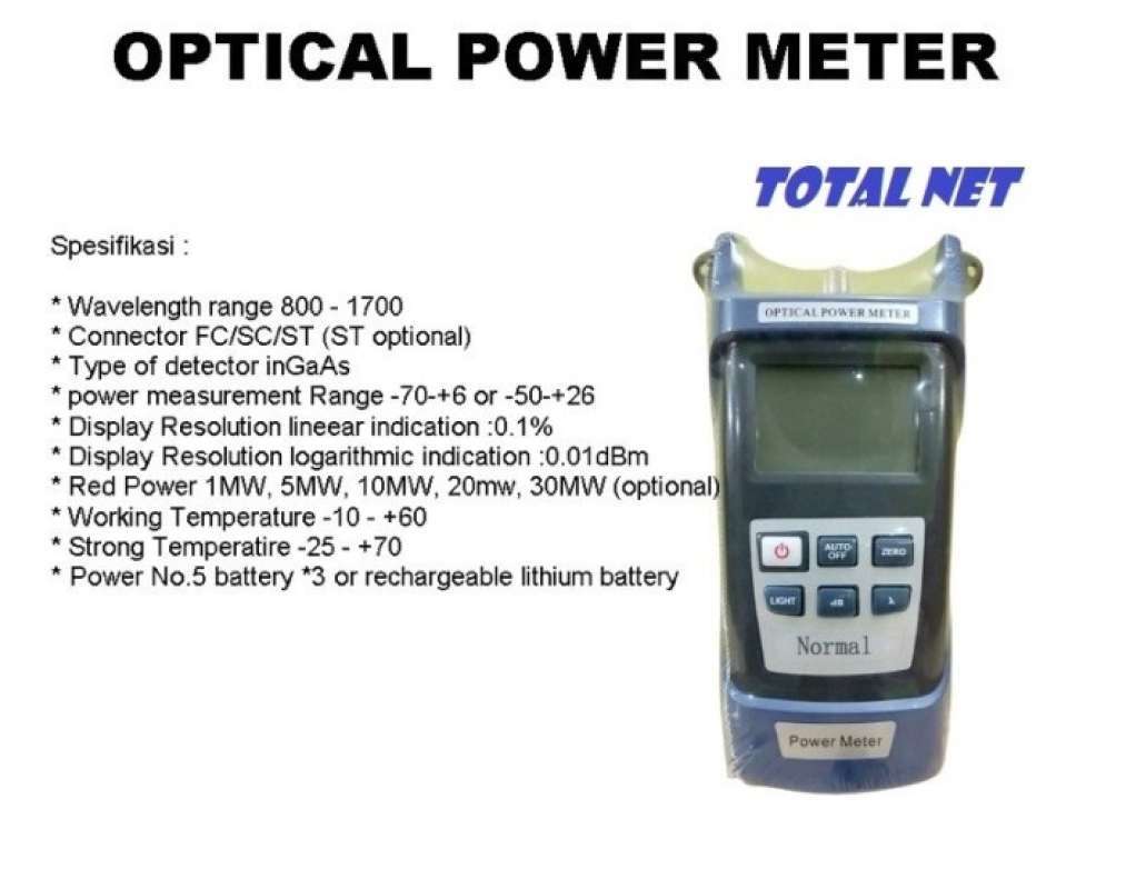 Promo Optical Power Meter Fiber Optik Toolkit Fiber Optic Tester Opm ...