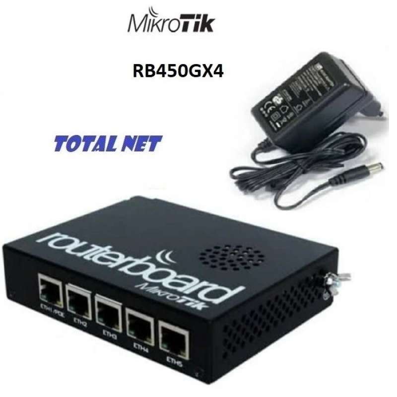 Promo Mikrotik Rb450gx4 Router Indoor 5 Port Gigabit Diskon 23% Di ...