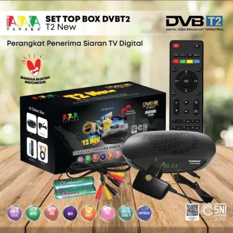 Promo Stb Dvb Set Top Box Tv Digital Tanaka T2 New- Paket 1 2 3 4 - Paket 3 Diskon 31% Di Seller ...
