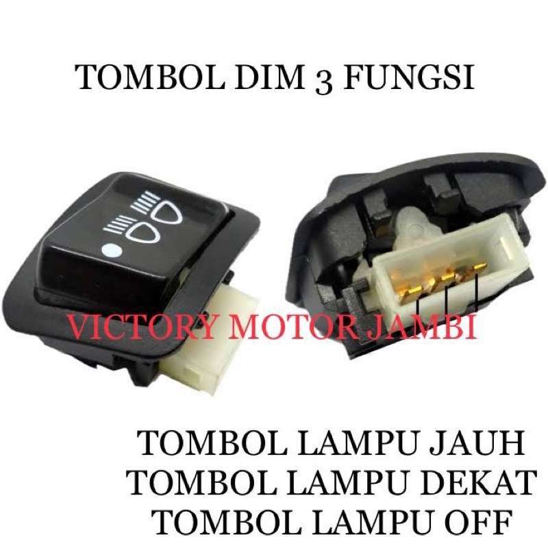 Jual Tombol Saklar Dim 3 Fungsi Honda Beat Vario Di Seller Victory ...