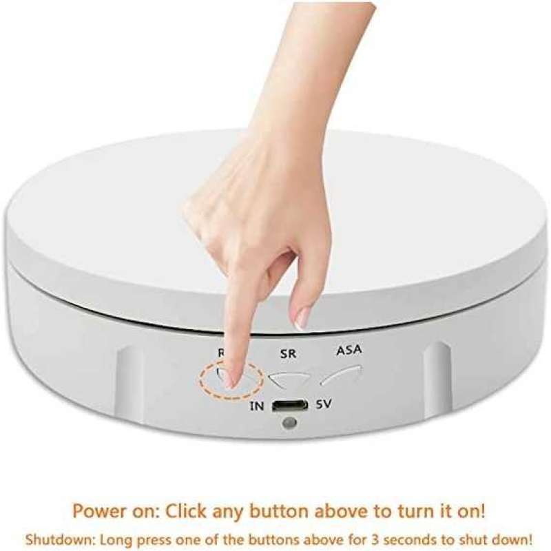 Promo Meja Putar Perhiasan Alas Putar Fotografi Rotating Display Stand ...