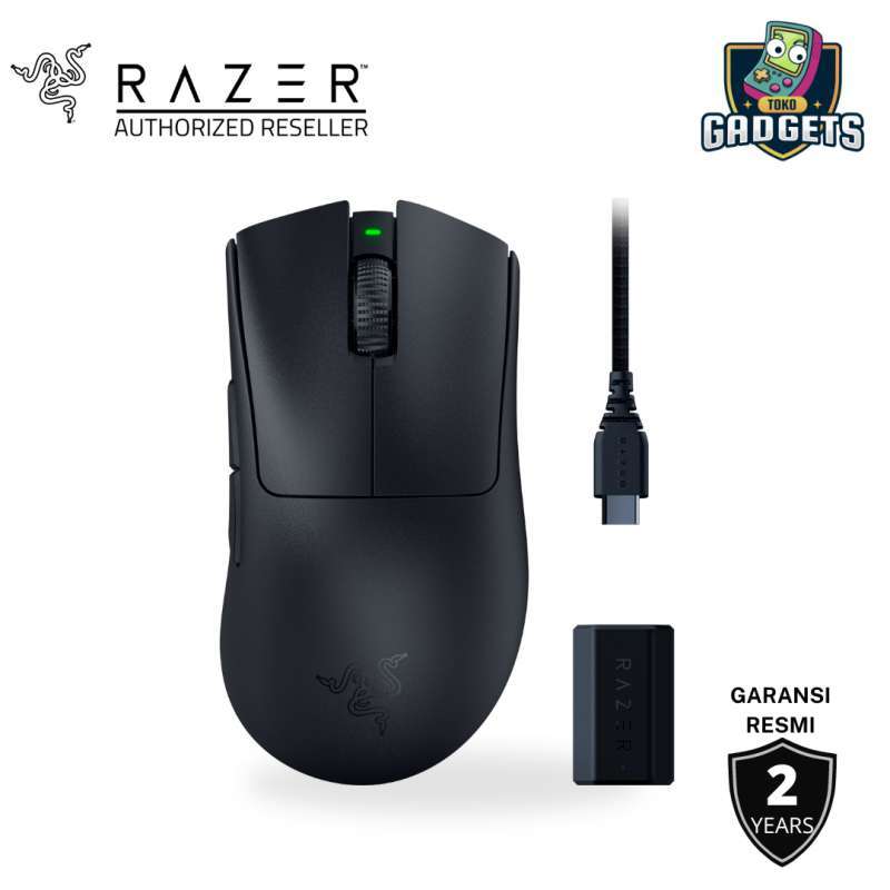 Jual Razer Deathadder V3 Pro - Black - Smoothtouch 8000 Hz Gaming Mouse ...