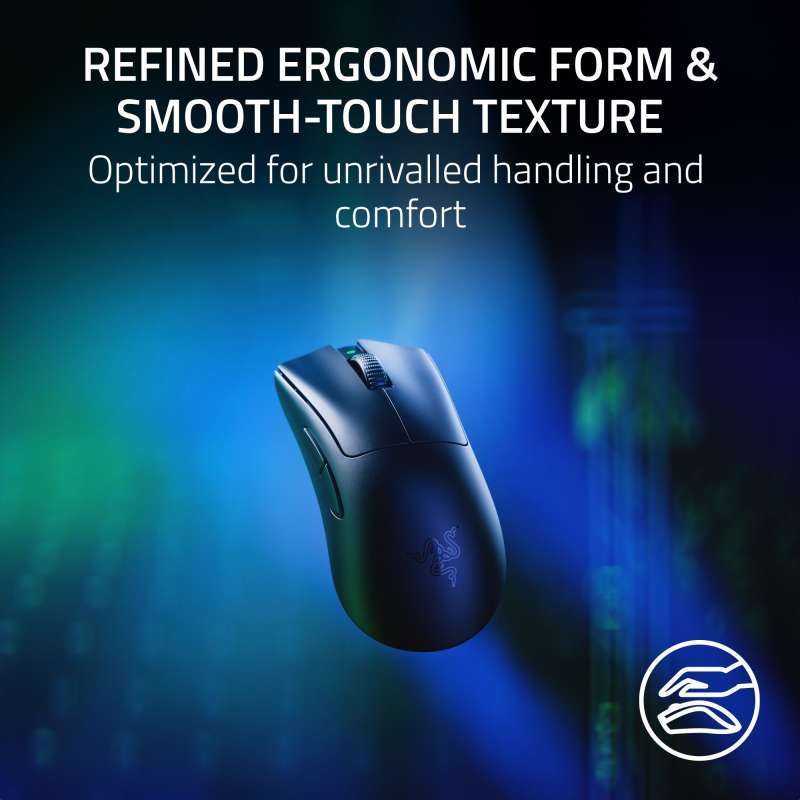 Jual Razer Deathadder V3 Pro - Black - Smoothtouch 8000 Hz Gaming Mouse ...