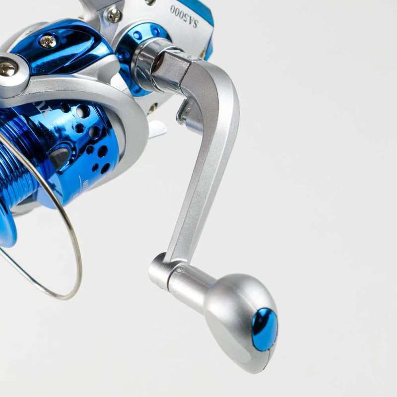 Jual Reel Pancing Spinning Fishing Reel 5.5:1 Gear Ratio Rill Besi Ril ...