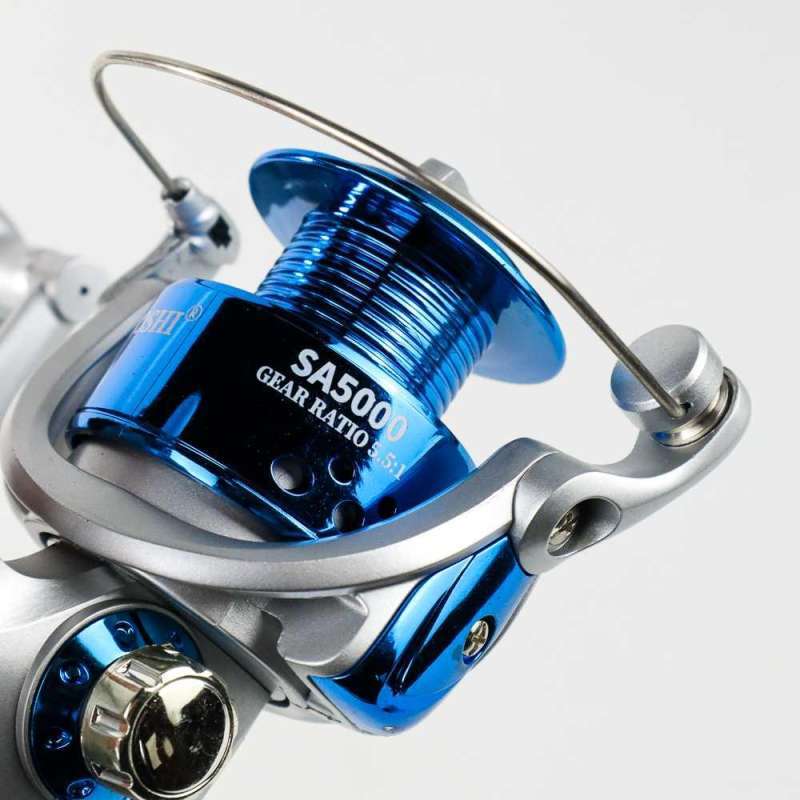 Jual Reel Pancing Spinning Fishing Reel 5.5:1 Gear Ratio Rill Besi Ril ...