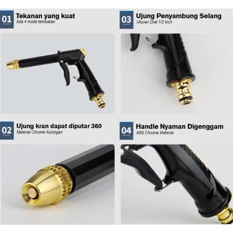 Jual Semprot Spray Gun Water Bentuk Pistol- Semprotan Air Cuci ...