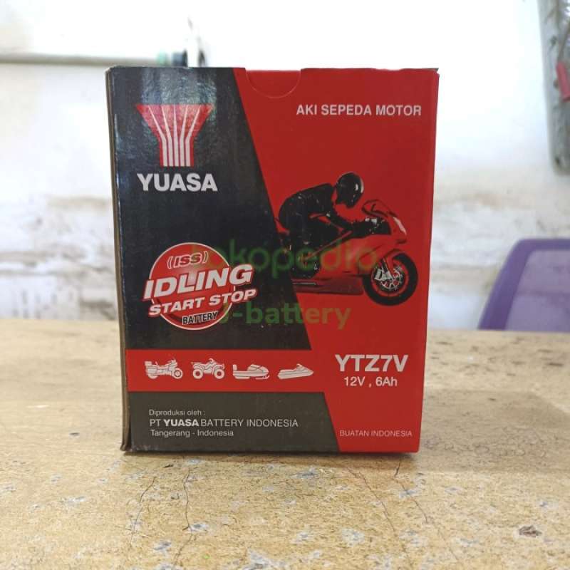 Promo Yuasa Ytz7v Aki Motor Aerox, Vario 160, Vespa Lx125, Nmax Diskon 33% Di Seller Kanzahana ...