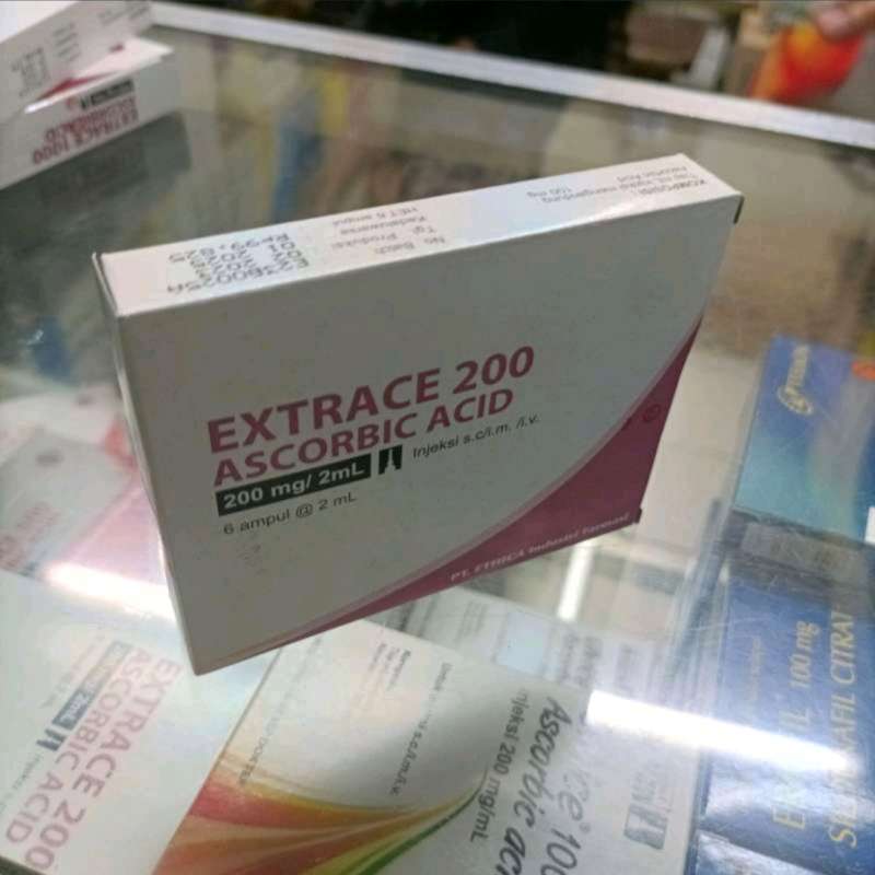 Jual Asli Dan Original Extrace200 Mg (ascorbic Acid) Injeksi Per Box ...