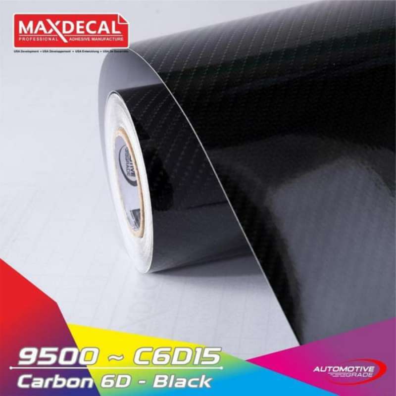 Promo Max Decal High Glossy Carbon 6d Vinyl Skotlet Premium Motor 50cm ...