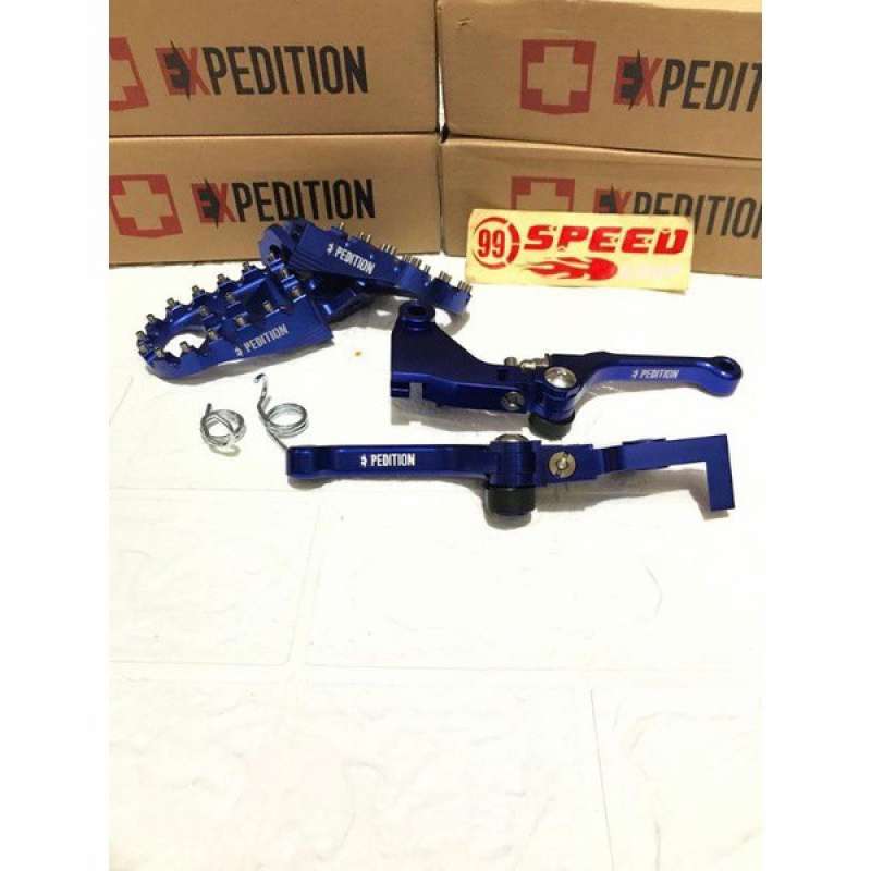 Promo Foot Step Cnc Expedition Plus Handle Lipat Klx,dtracker 150 ,crf ...
