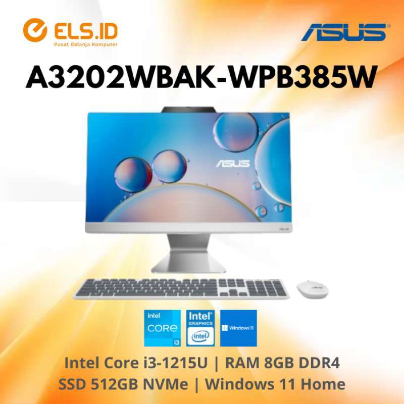 Promo Asus Aio A3202wbak-wpb385w Intel I3-1215u 8gb Ssd 512gb W11 ...