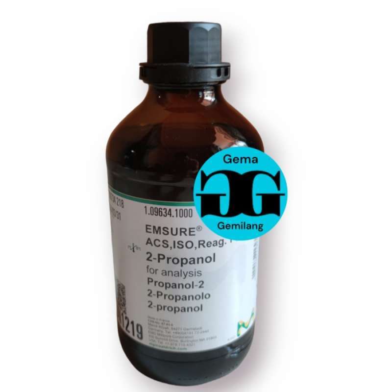 Promo 2-propanol Merck 109634 Isopropyl Alcohol Isopropanol Ipa 1 L ...