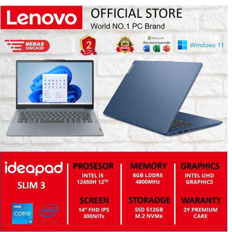 Jual Lenovo Ideapad Slim I H Gb Gb Fhd Ips W Ohs Di Seller Lenovo Authorized