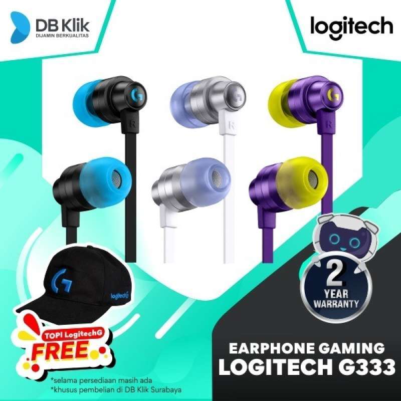 Promo Earphone Gaming Logitech G333 Wired - Logitech G333 Gaming ...