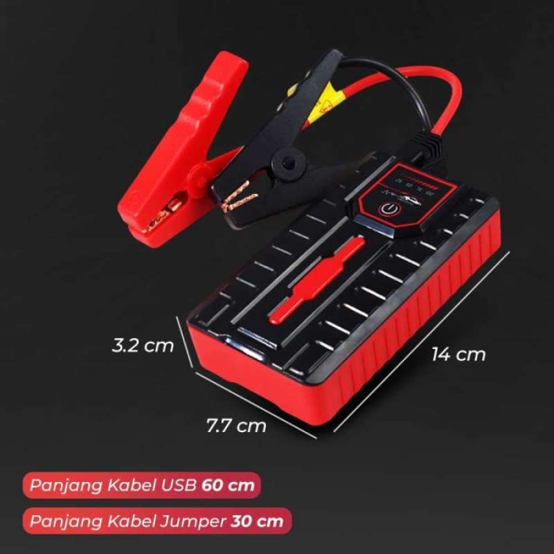 Promo Set Jump Charger Aki Starter Luxury Power Bank Pompa Usb 12v ...