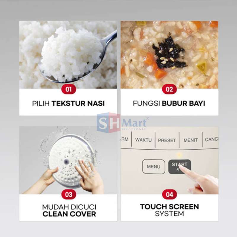 Jual Rice Cooker Yongma Digital Kapasitas 2 Liter Smc8067 / Smc-8067 ...