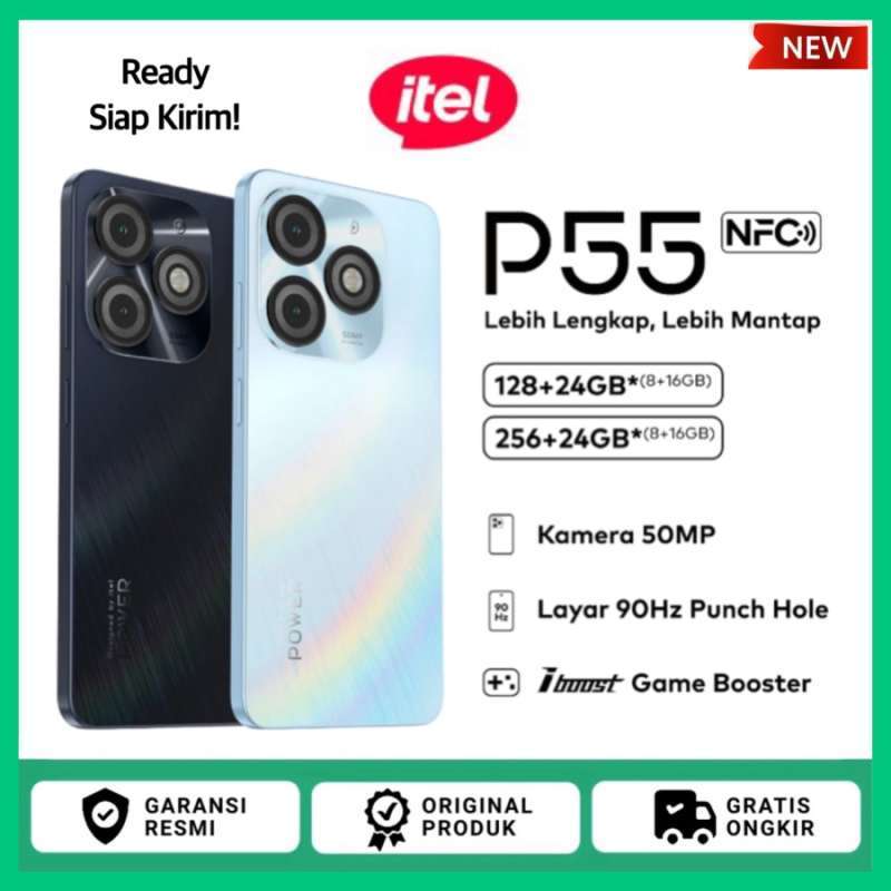 Jual Itel P55 4g 8/128gb 256gb Garansi Resmi - Hitam 256gb Di Seller Ucellcempaka Official Store ...