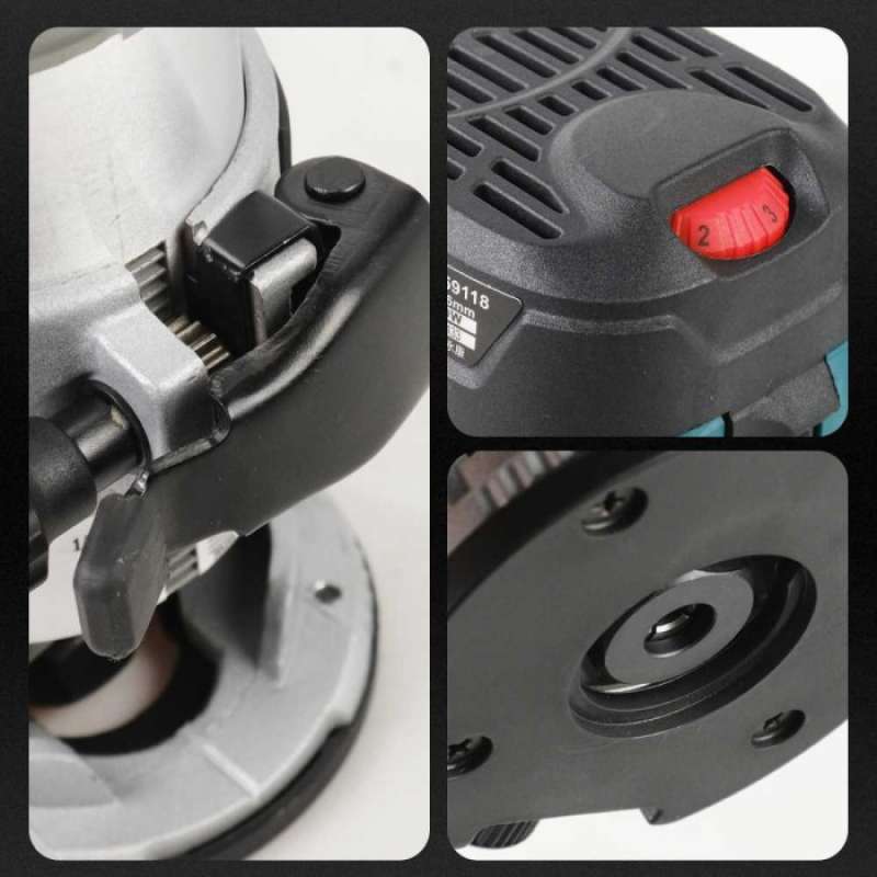 Promo Mesin Profil Router Trimmer Kayu Manual Wood Tool 710w 32000 Rpm ...